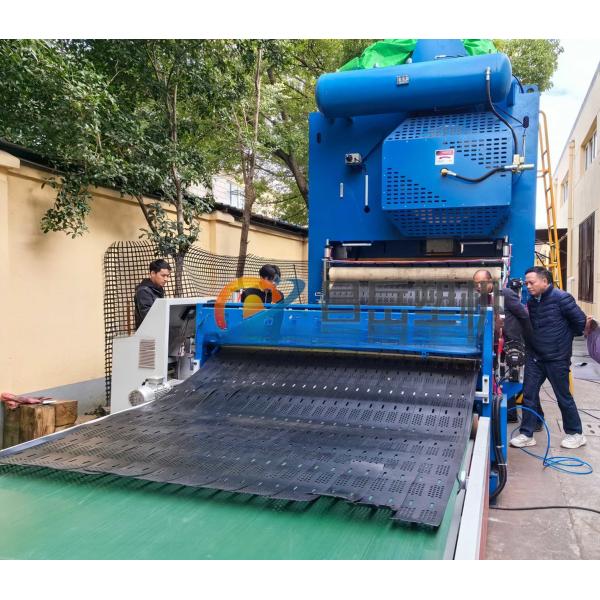 Quality Competitive Geocell Production Line with Online Punching and Ultrasonic Welding for sale
