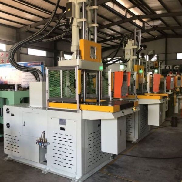 Quality VERTICAL 55 Ton Double Color Rotary Table Vertical Injection Molding Machine for sale