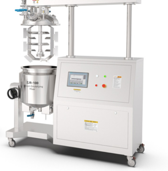 Quality Lotions Fixed Vacuum Emulsifier Mixer 316l Vacuum Homogenizer for sale