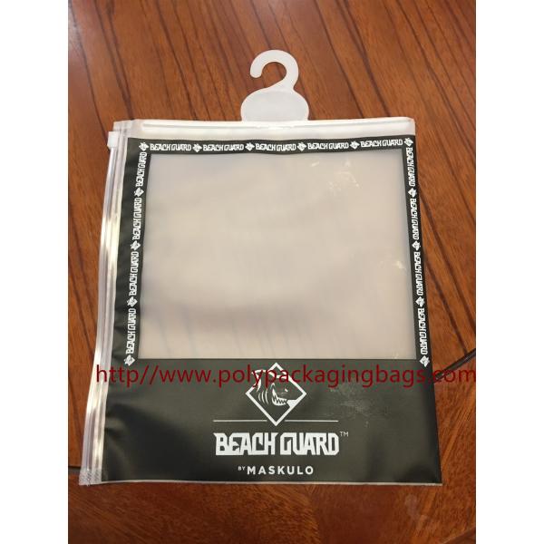 Quality Promotion Industrial Poly Bags With Hangers For Underwear , Clothes for sale