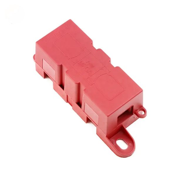 Quality RED 298 MEGA ANM 32V Car M8 Stud Auto Inline Battery Bolt Down AMG Blade Fuse Block With Cover For Boat for sale