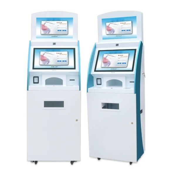 Quality 22 Inch Free Standing Touch Screen Kiosk with Capacitive Touch for Self Service for sale
