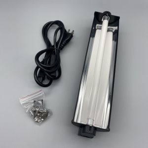 Quality T5 Strip Reptile UVB Light Kit Fixture With 12Inches 8 Watt UVB 10.0 Black Light for sale