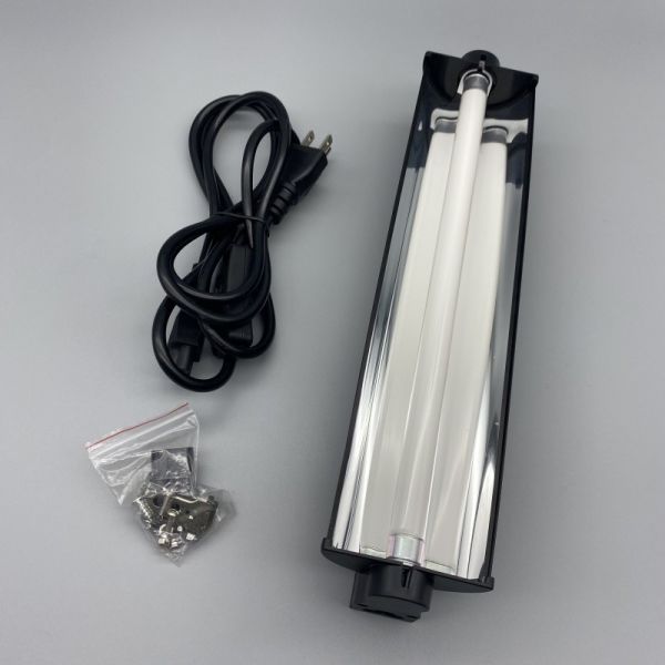 Quality T5 Strip Reptile UVB Light Kit Fixture With 12Inches 8 Watt UVB 10.0  Black Light for sale