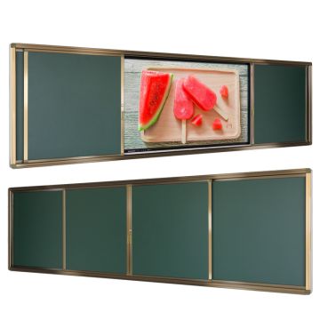 Quality Ultra HD Smart Touch Screen Blackboard Digital Board Push Pull Blackboard for sale