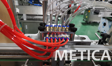 Quality 50ml-500ml Linear Bottle Washing Machine 6 Heads Speed Adjustable for sale