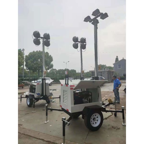 Quality Mobile Lighting Vehicle Automatic Lifting Outdoor Night Construction Lighting for sale