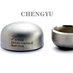 Quality A403 Stainless Steel Pipe Fittings 4 Inch SCH40 Stainless Buttweld Caps 316L for sale