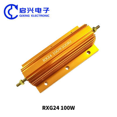 Quality RX24 Aluminum Case Resistor 50w Green Current Limiting Aging Load Resistor for sale