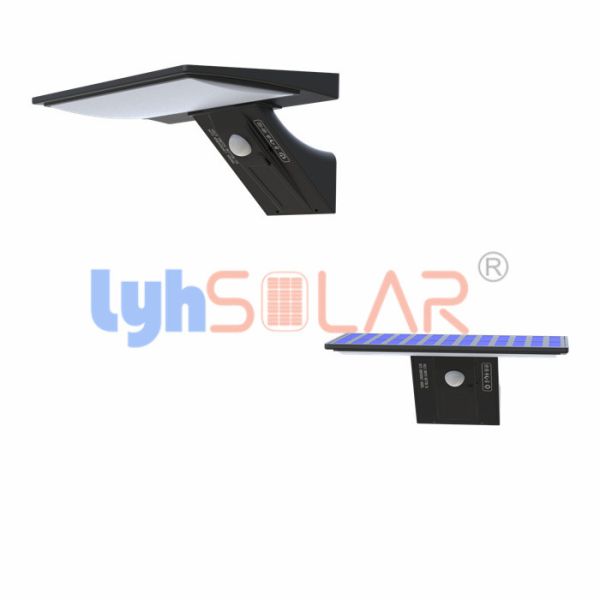 Quality Wall Mounted 4.2W Pir Motion Sensor Wall Light With 2.5Wp Solar Panel for sale