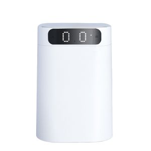 Quality 17.5L Self Changing Smart Trash Bin White Color Touchless Sensor Smart Trash Can for sale