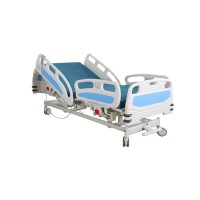 Quality 250kg Loading Capacity Adjustable 5 Function Electric ICU Bed Hospital Bed for sale