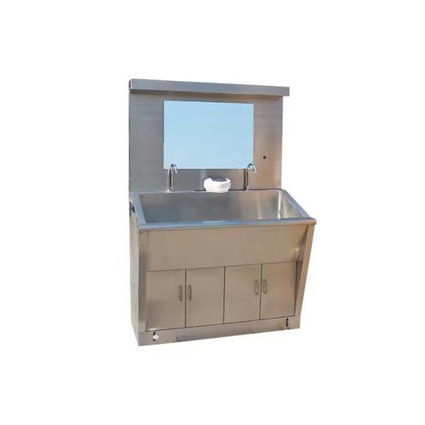 Quality Automatic faucet Commercial Clean Room Wash Sink With Soap Dispenser for sale