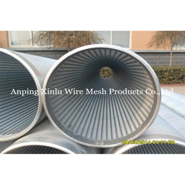 Quality Johnson Vee Wire Welding Galvanized Pipe / Tube Well Strainer 0.05 - 50mm Slot for sale