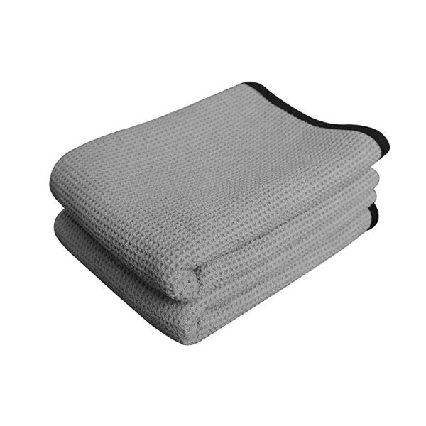 Quality Custom Size Waffle Weave Golf Towel Logo Embroidered for sale