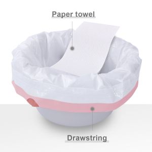 Quality Portable Commode Liners Toilet Bags Lavender Scented Commode Bags Disposable for sale
