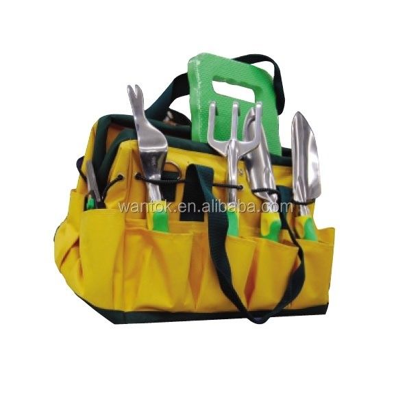 Quality OEM Customized Support G806 Garden Tool Bag with Wood Handle for sale