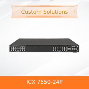 Quality RUCKUS network switch ICX 7550-24P Enterprise Stackable Switch for sale