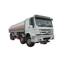 Quality CNHTC Stainless Howo 8x4 Fuel Oil Tank Truck 16-24cbm With Different Compartment for sale