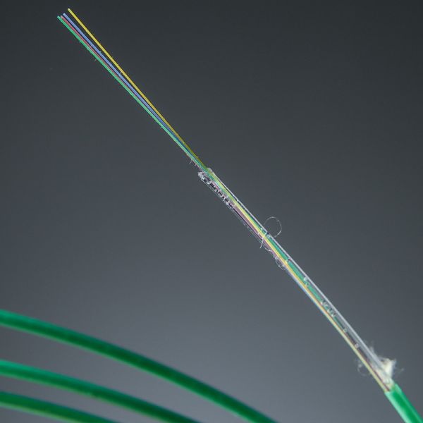 Real factory microduct 4 core G657A1 air blown fiber optic cable from China Factory