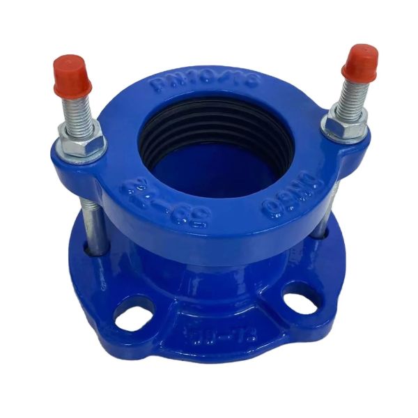 Quality DN50-DN4000 Hdpe To Steel Flange Adapter Ductile Iron Universal Coupling Fitting for sale