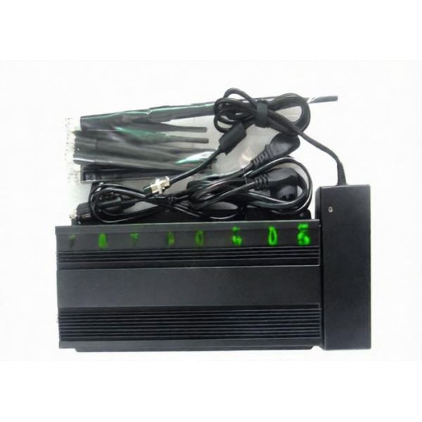 Quality 3kg Weight Network Signal Jammer Six Way With Two Frequency Segment Settings for sale