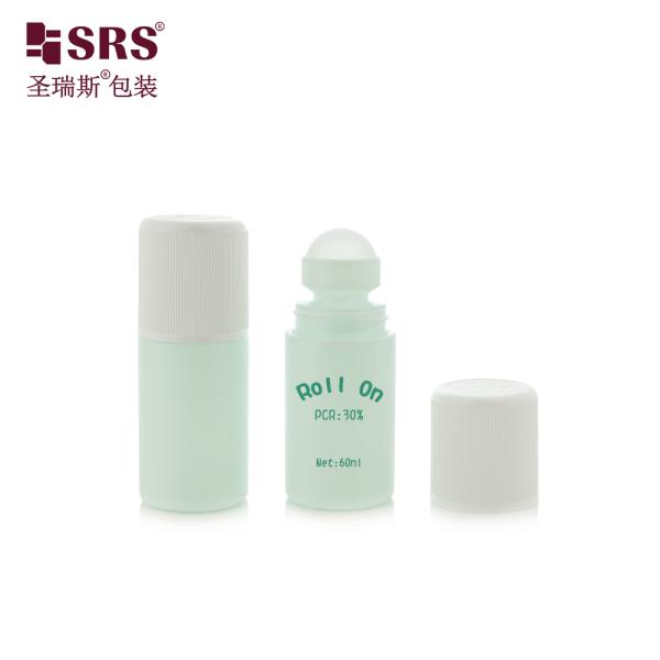 Quality RPPC1-60ml PP Roll On Bottle 50ml-90ml With Child Proof Cap for sale