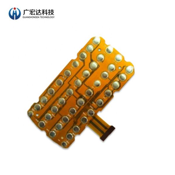 Quality FPC Double Layer Flexible Board 0.1mm Tolerance Customized  With Metal Dome for sale