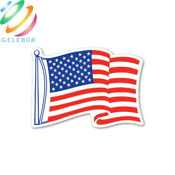 Quality World Countries Flag Patriotic Window Decals Stickers For Notebook Stationery for sale