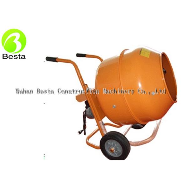 Quality 140 Liters Small Electric Concrete Mixer , Mini Cement Mixer ISO9001 Certification for sale