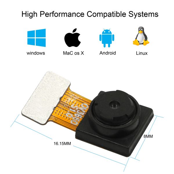 Quality HZ 3MP FF MIPI Camera Module CSI DVP 120 Wide Angle USB OV3660 Camera Module for sale
