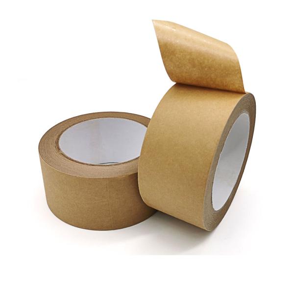 Quality Self Adhesive Reinforced Kraft Paper Tape Anti Heat For Paper Processing for sale