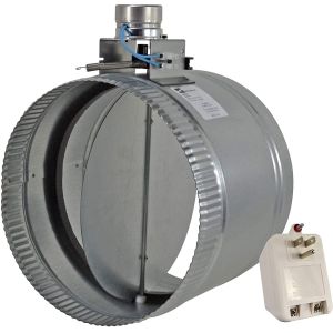 Quality Fully Adjustable Motorized Air Vent Damper Airflow Control Zone Damper ETL 24VAC for sale