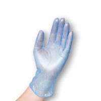 Quality XS Blue Disposable Medical Vinyl Gloves For Lab Examination for sale