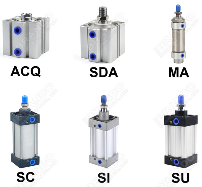 Airtac Type HFZ Series Air Pneumatic Parallel Gripper Cylinder 6