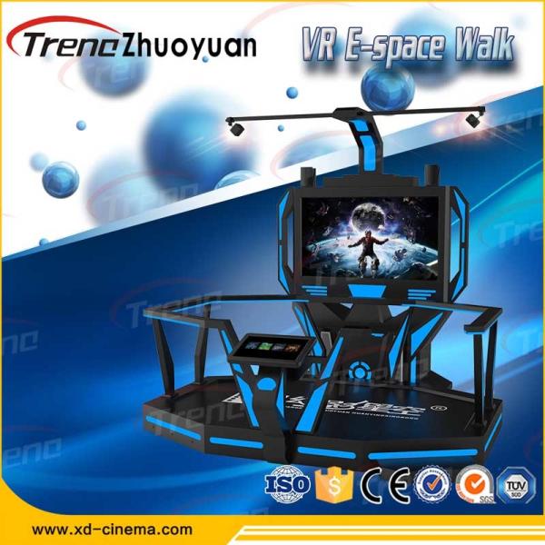 Quality HTC VIVE Virtual Reality Space Walk Black Shooting Games 9D Action Cinemas for sale