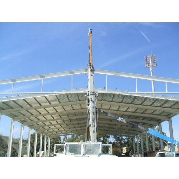 Quality Galvanized Prefabricated Steel Aircraft Hangar Buildings Fast Erection for sale