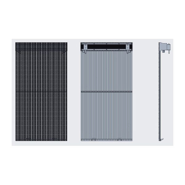 Quality 15mm Pixel Pitch Transparent Digital Display SMD 2727 LED Configuration for sale