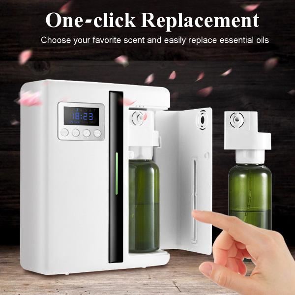 Quality HOMEFISH 160ml Waterless Scent Diffuser Bluetooth Wall-Mounted Fragrance Machine for sale
