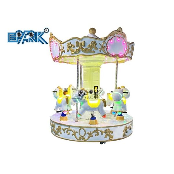 Quality Kiddie Ride Angel Carousel 6 Seats Carousel Horses For Children'S Theme Park for sale
