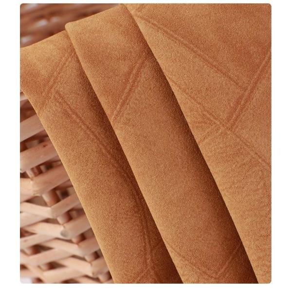 Quality Denim Check Garment PU Leather Waterproof Washable Cotton Bottom for sale