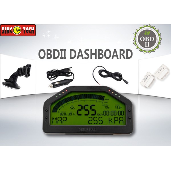 Quality RPM ITA MAP IAT  Race Car Dashboard ABS Material Electronic Dashboard For Cars for sale