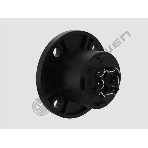 Quality Quick Lock Rugged Durable 8 Pore 8 Pin Male Socket Chassis Industrial Electronic for sale