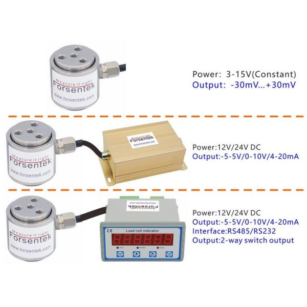 Quality Flange Type Force Transducer 2kN 1kN 500N 200N 100N 50N 20N Tension Compression for sale