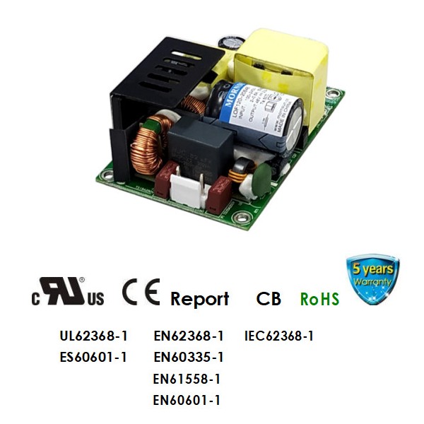 Quality Industrial AC DC Open Frame Power Supply Unit 120W UL62368 With PFC Function for sale