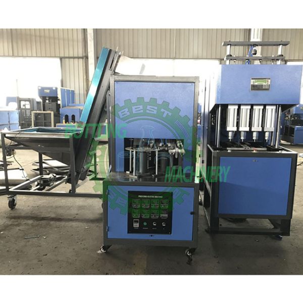 Quality 2400BPH Automatic Preform Loading 4 Cavity Bottle Blow Molding Machine for sale