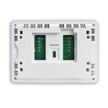 Quality NTC Sensor 24V LCD 2 Heat 1 Cool Programmable Central Heating Thermostat for sale