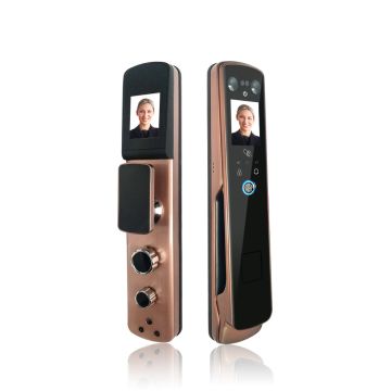 Quality Face/Fingerprint/Palm/Card/Password Recognition Verification smart Wireless Door for sale