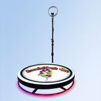 Quality 360 Degree Wireless Photo Booth Automatic Rotating Camera Booth For Advertising for sale