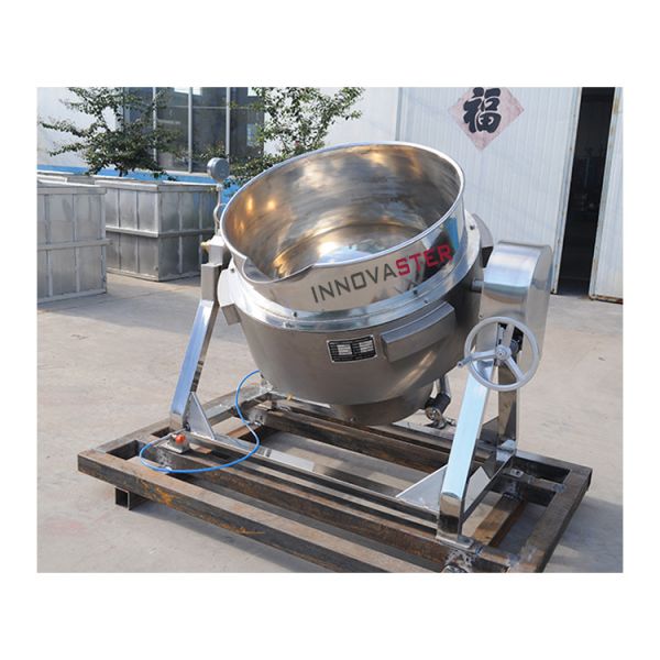 Quality 200L Steam Gas Electric Heating Jacketed Cooking Kettle for Tomato Paste Preparation for sale